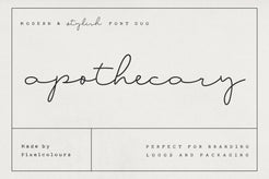 Apothecary Font Duo – pixelcolours