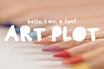 Art Plot Bold Hand Drawn Font – pixelcolours